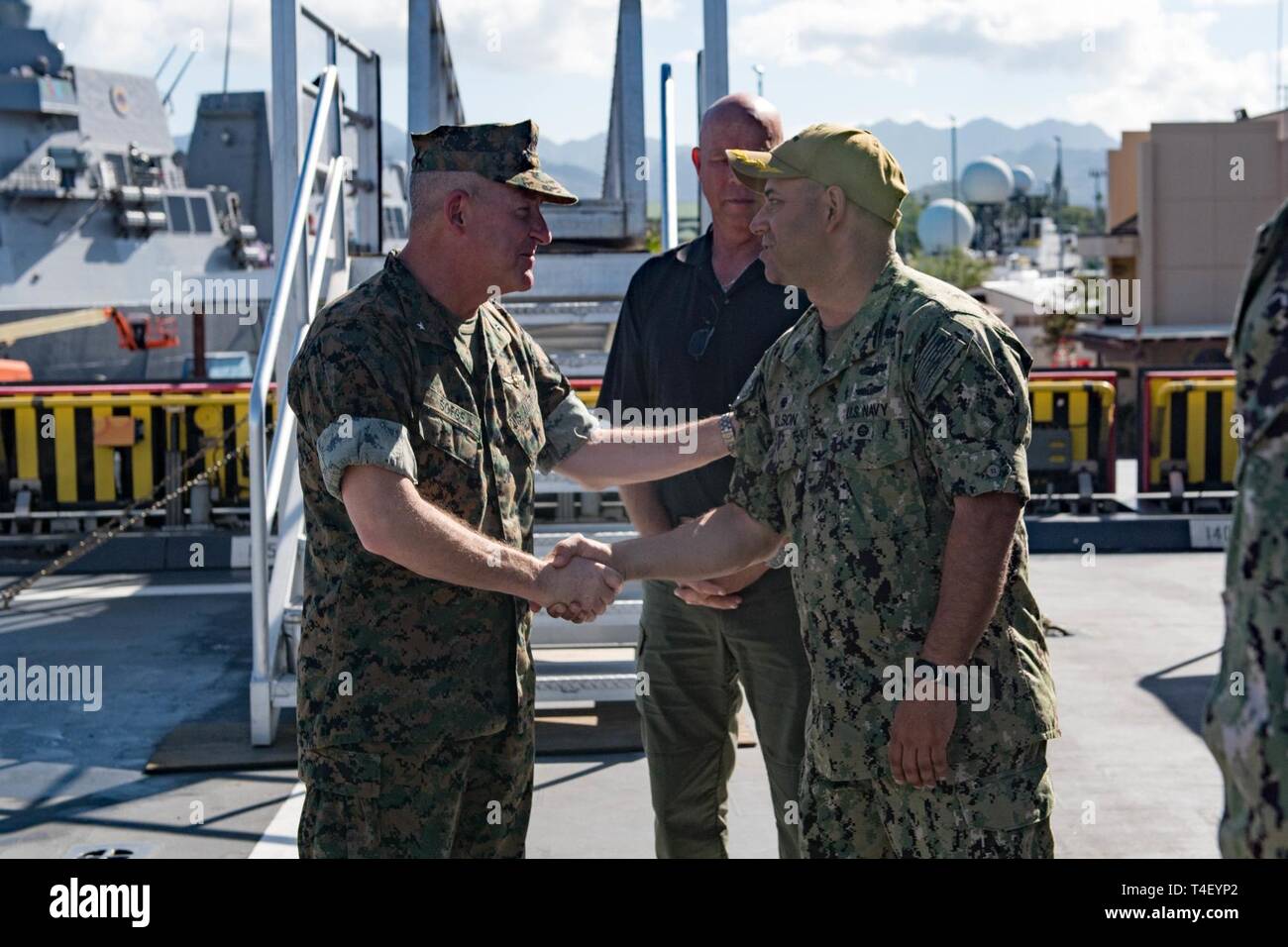 PEARL HARBOR, Hawaii (Apr. 5, 2019) Capt. Carl Andrew Carlson ...