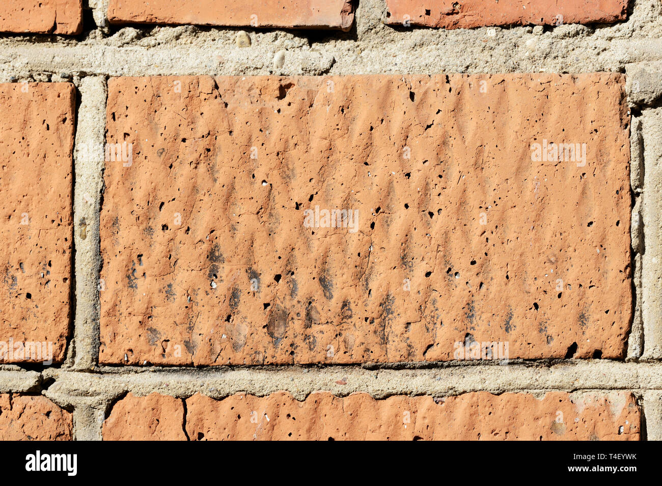 Red brick wall texture close up. Brick background Stock Photo - Alamy