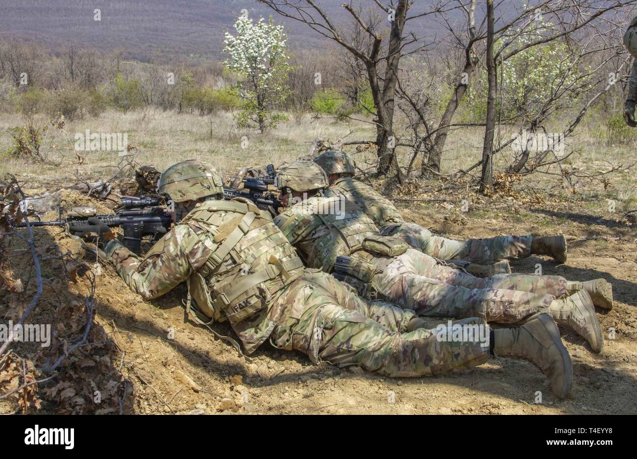 Soldiers with Scout Platoon, Alpha Company, 1st Battalion, 16th ...