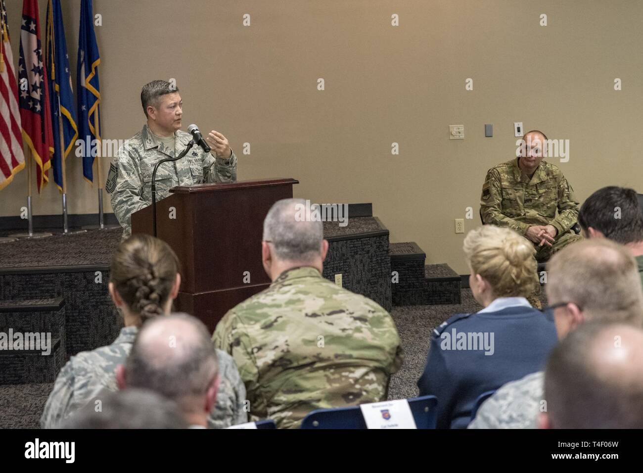 Chief Master Sgt. Brian Anible, 188th wing staff first sergeant ...
