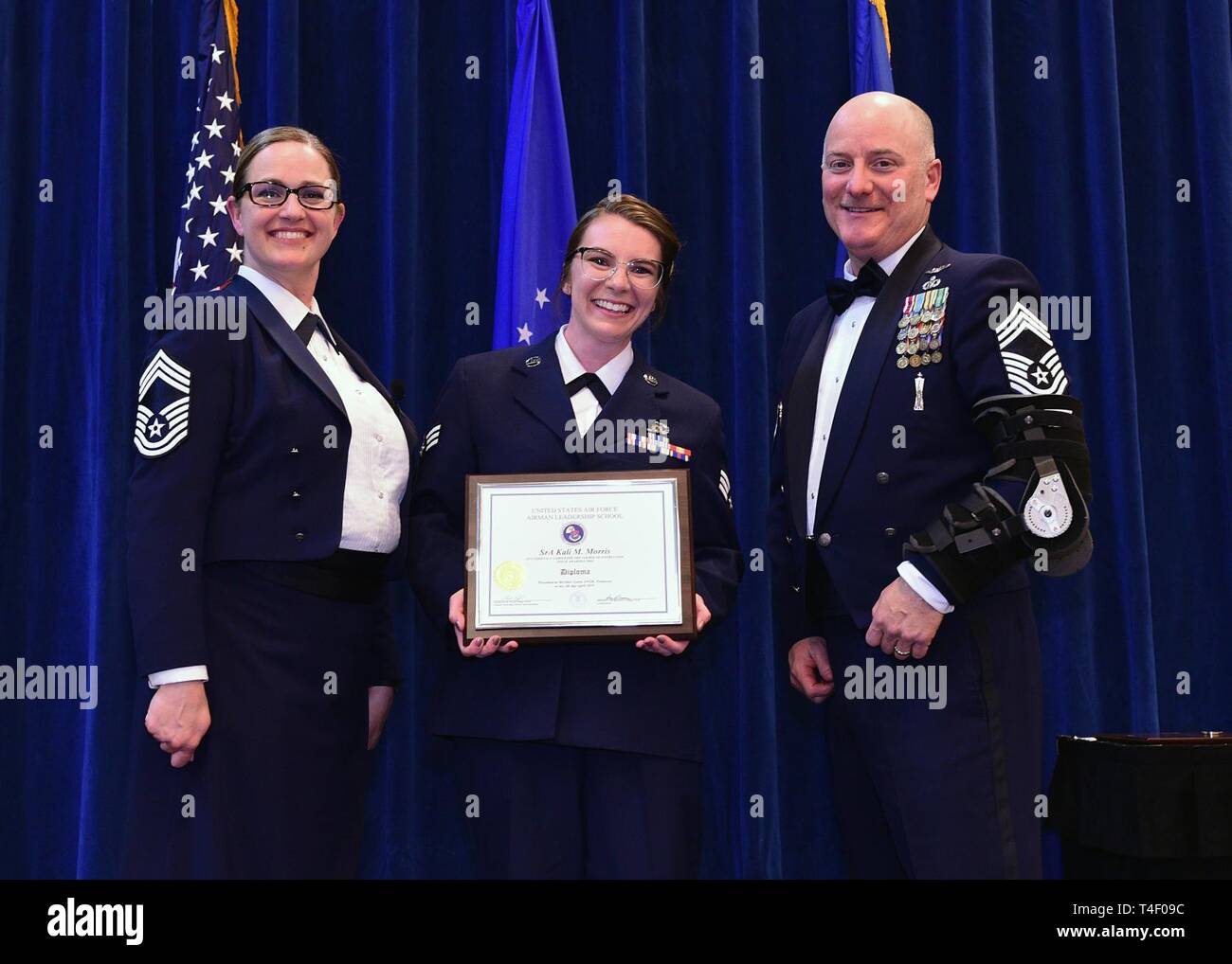 U.S. Air Force Senior Airman Kali Morris from the 3rd Intelligence ...