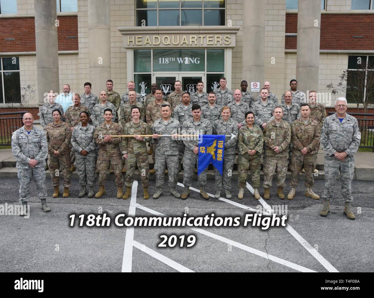 Members Of The 118th Communications Flight Tennessee Air National