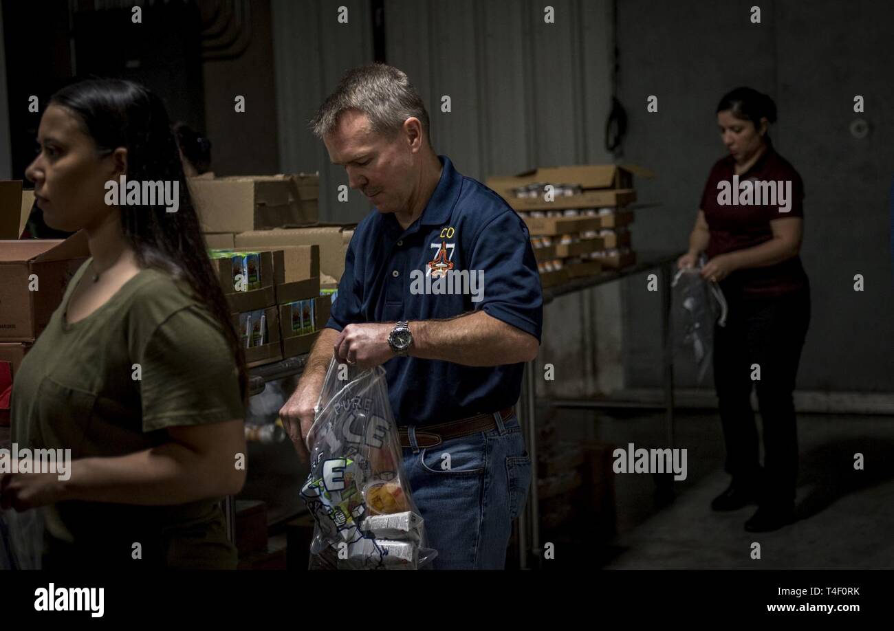 BRYAN, Texas (April 5, 2019) Capt. Sean R. Bailey, commanding officer ...