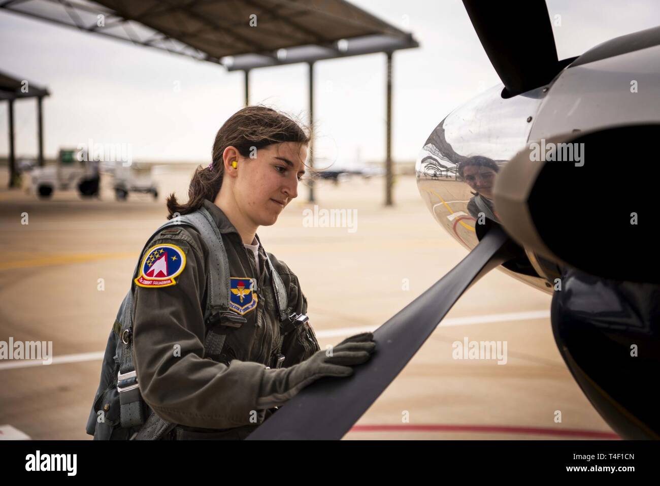 2nd Lt. Madeleine Wawrzyniak, a student pilot assigned 71st Student ...