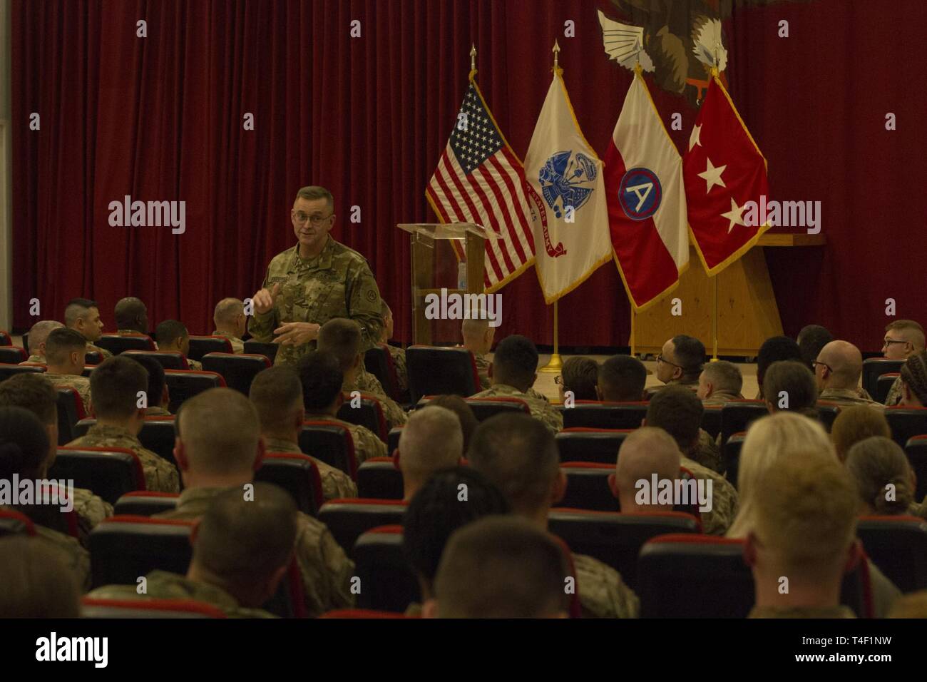 Lieutenant Gen. Terry Ferrell, commanding general of U.S. Army Central ...