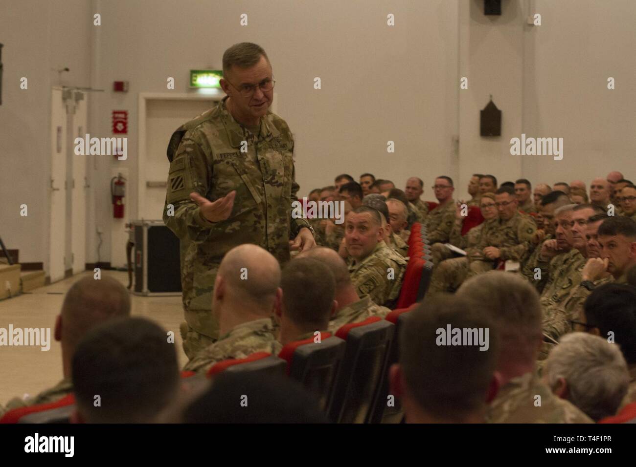 Lieutenant Gen. Terry Ferrell, commanding general of U.S. Army Central ...