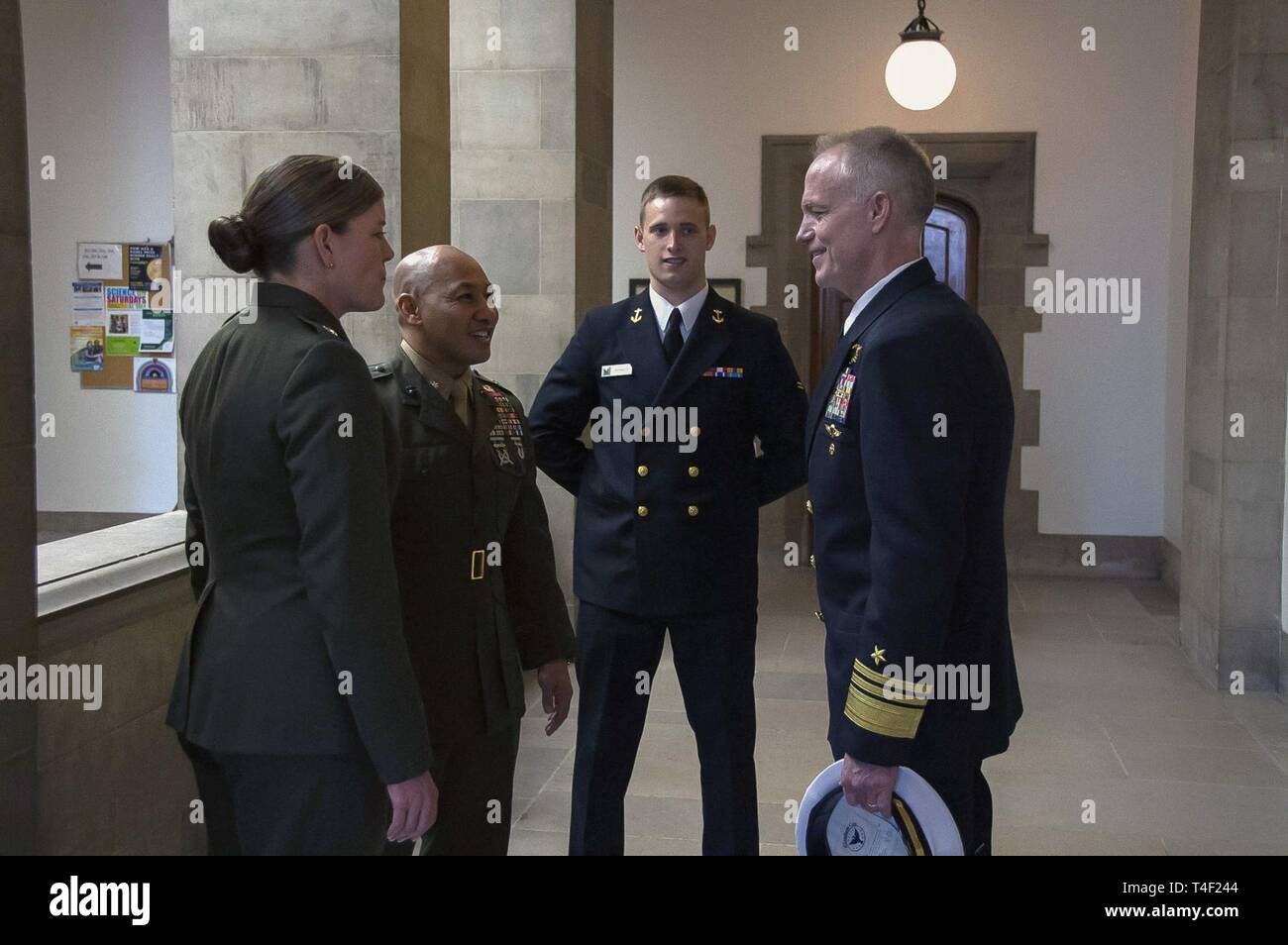 NEW HAVEN, Conn. (April 6, 2019) – Vice Adm. Gardner Howe, the ...