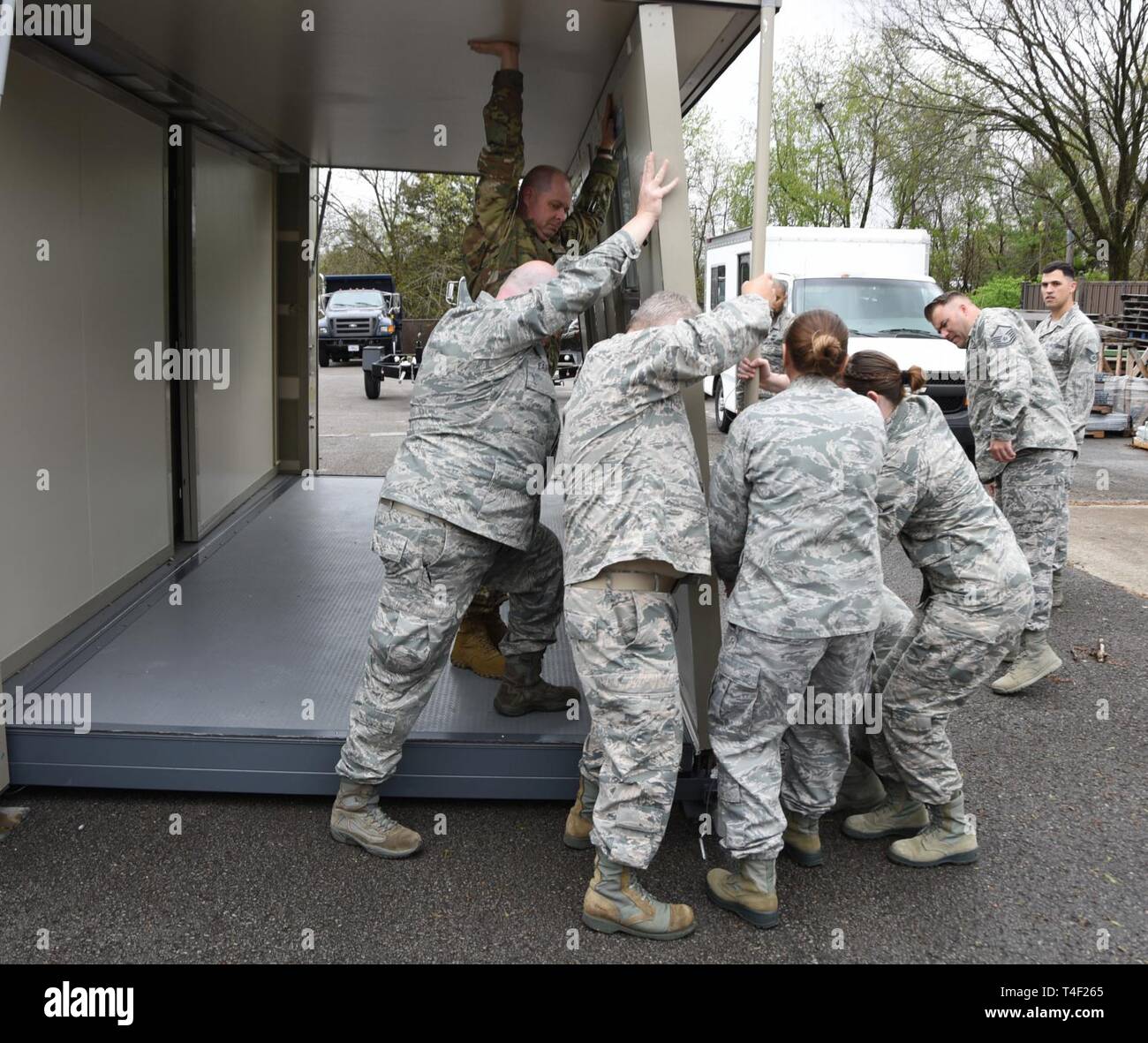 U S Air Force Members From The 118th Wing Chaplains Office And 118th