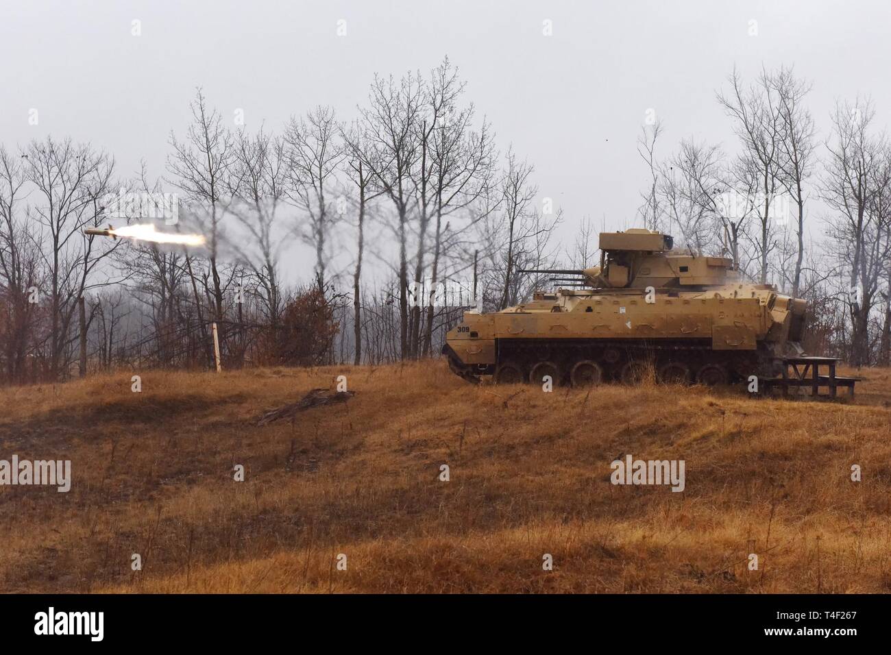 Tube launched optically tracked wire guided missiles hi-res stock ...