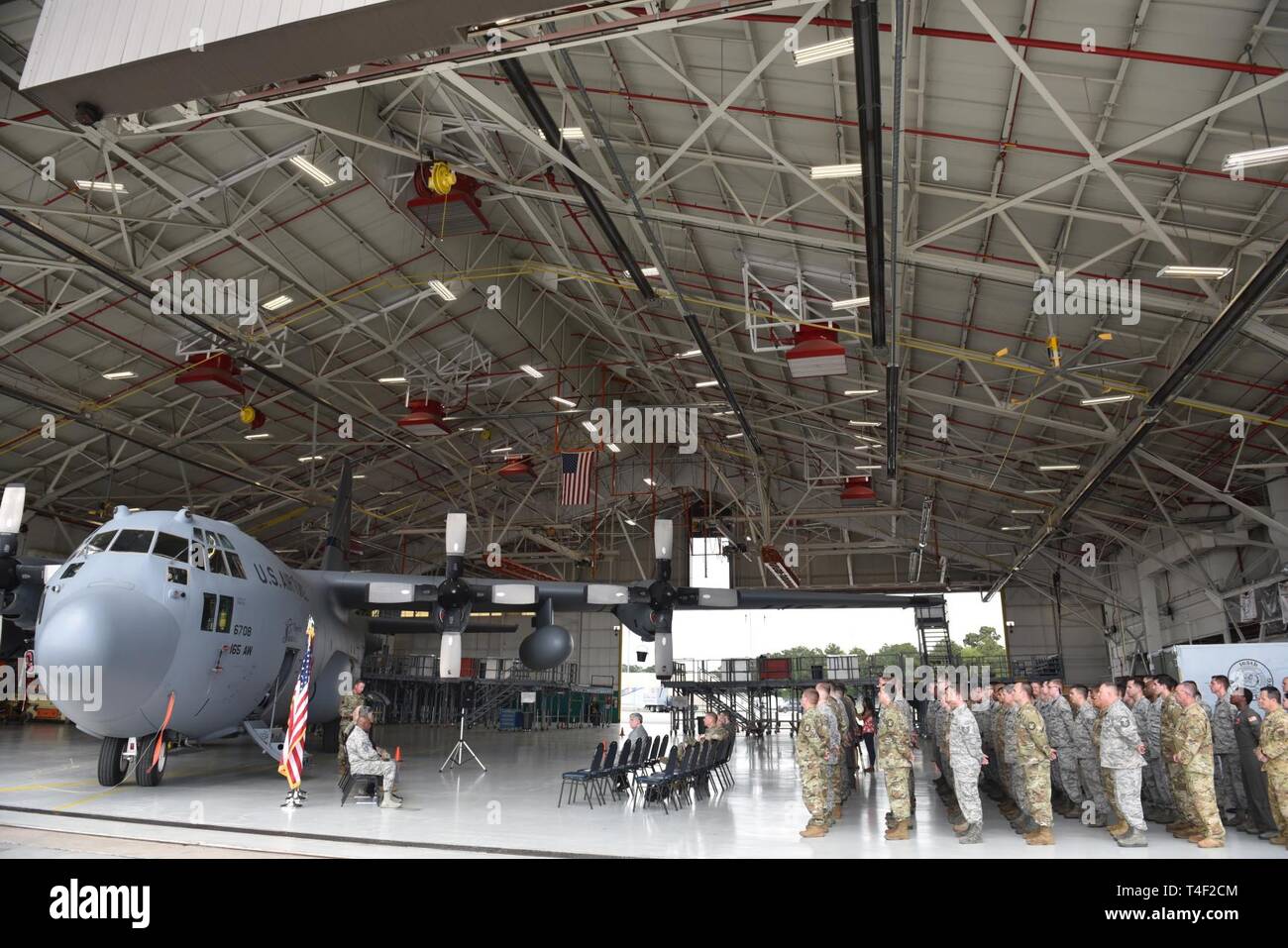 U.S. Air Force 165th Airlift Wing Vice Wing Commander Col. Pete Boone ...