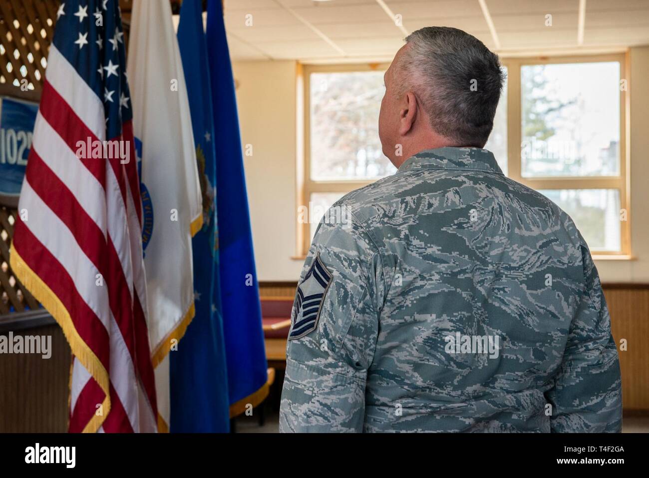 Senior Master Sgt. Michael Mortell, 102nd Services Flight chief ...