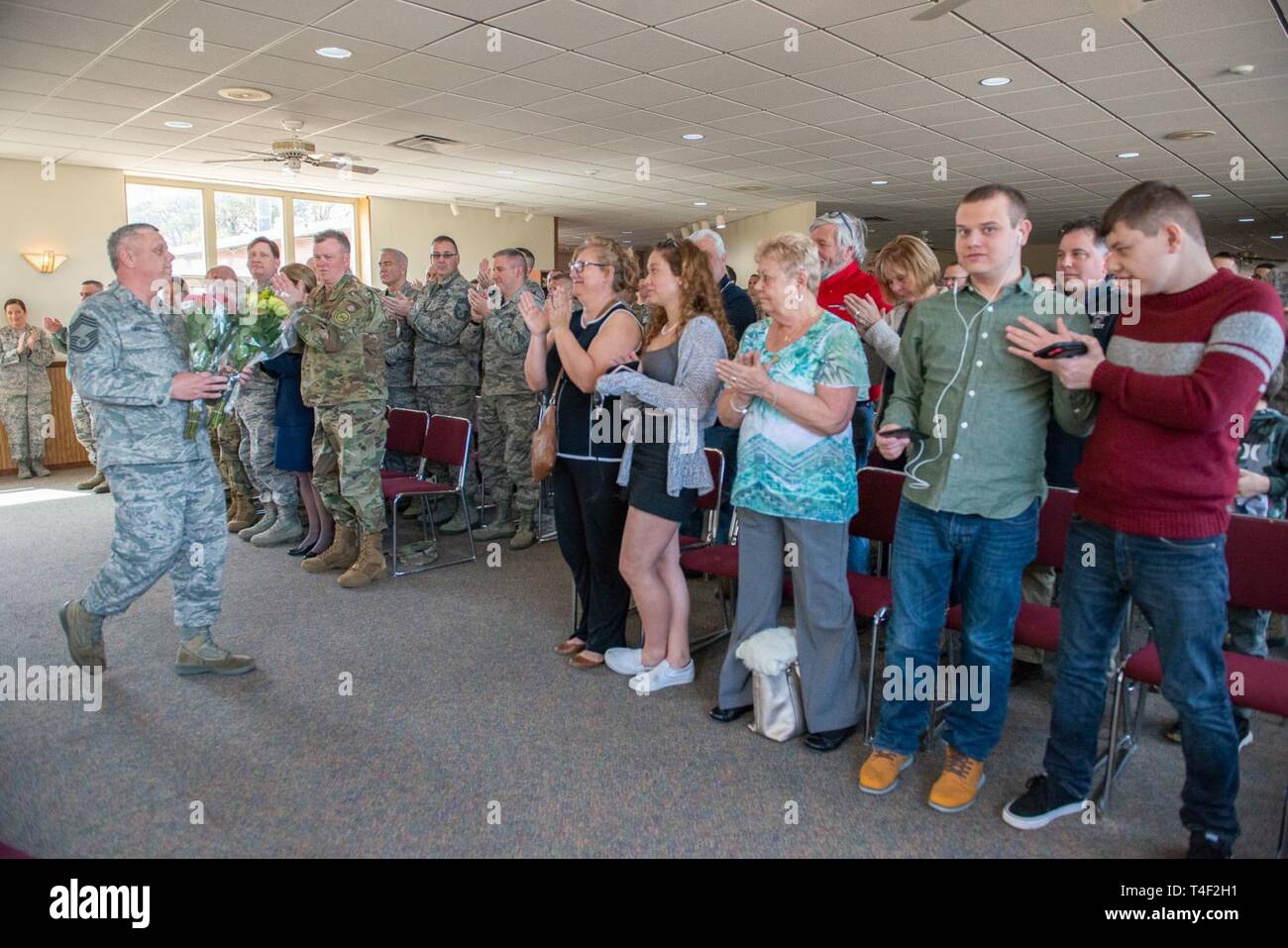Senior Master Sgt. Michael Mortell, 102nd Services Flight chief ...