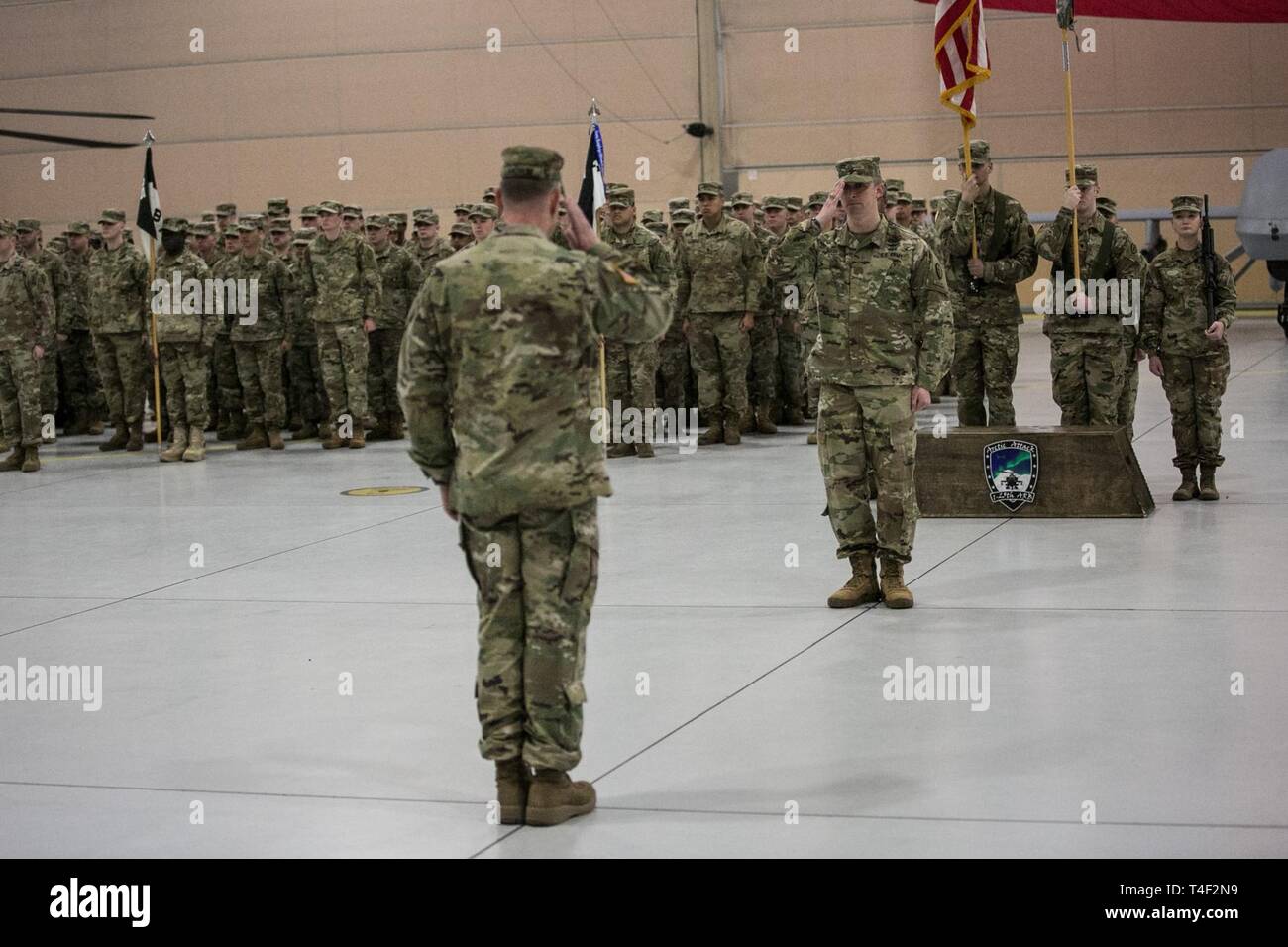 U.S. Army Lt. Col. Matthew Landrum, commander of the 1st Battalion ...