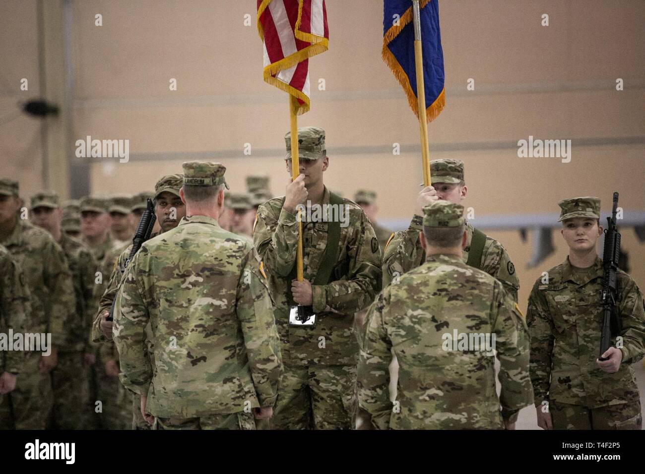 U.S. Army Lt. Col. Matthew Landrum, commander of the 1st Battalion ...