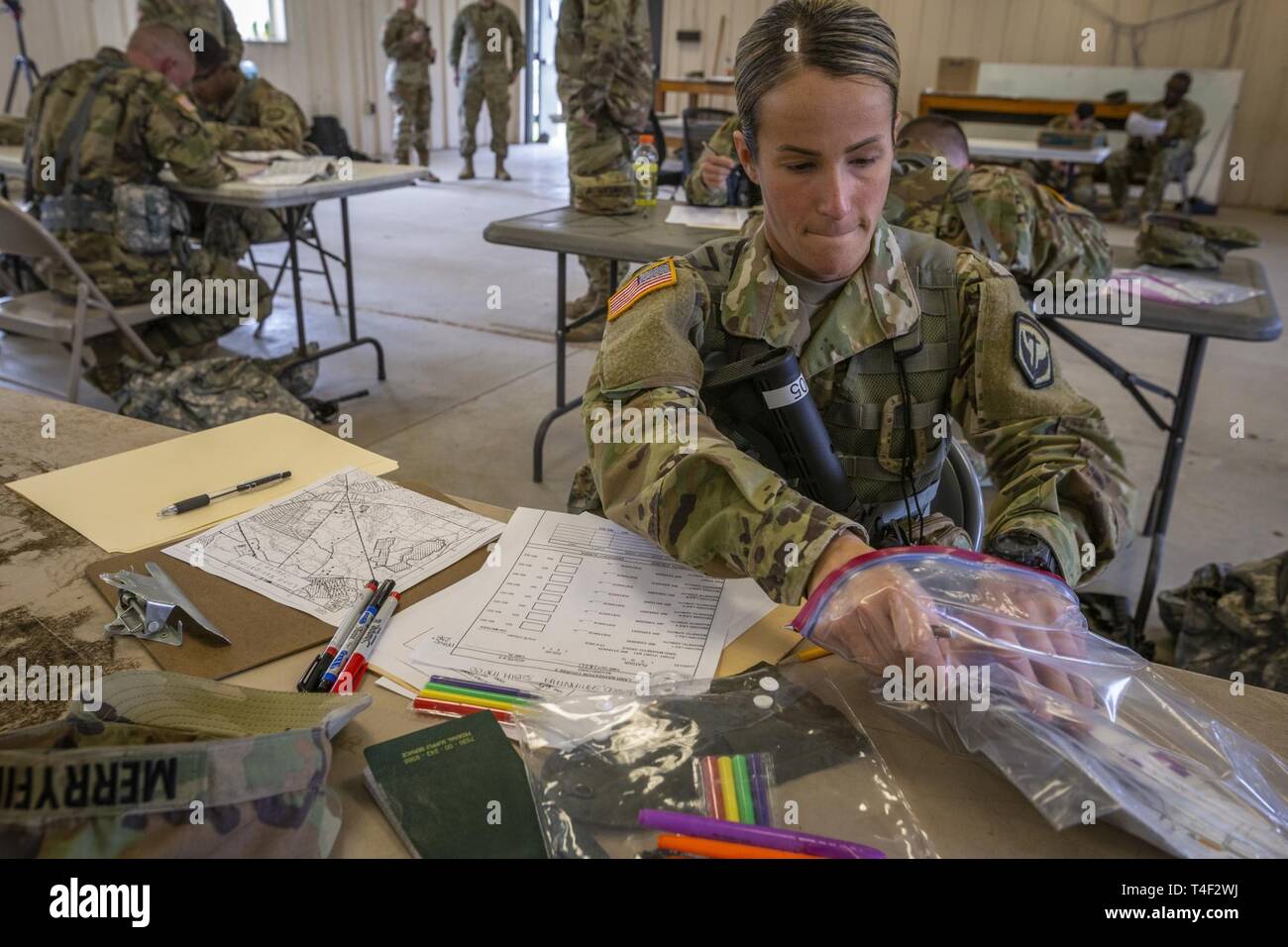U.S. Army Sgt. Samantha L. Merryfield, 328th Military Police Company ...
