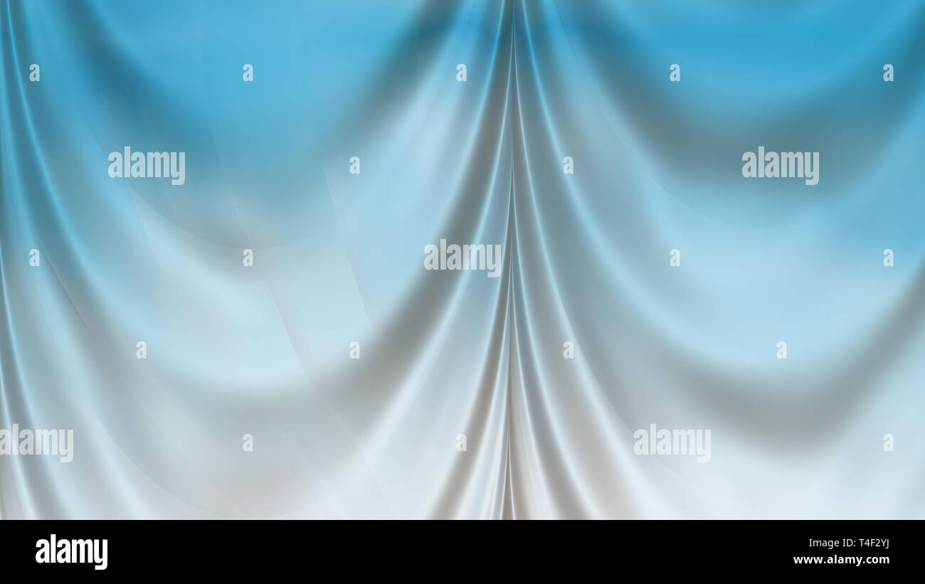 Abstract Light Blue Satin Curtain Background Texture Stock Photo - Alamy