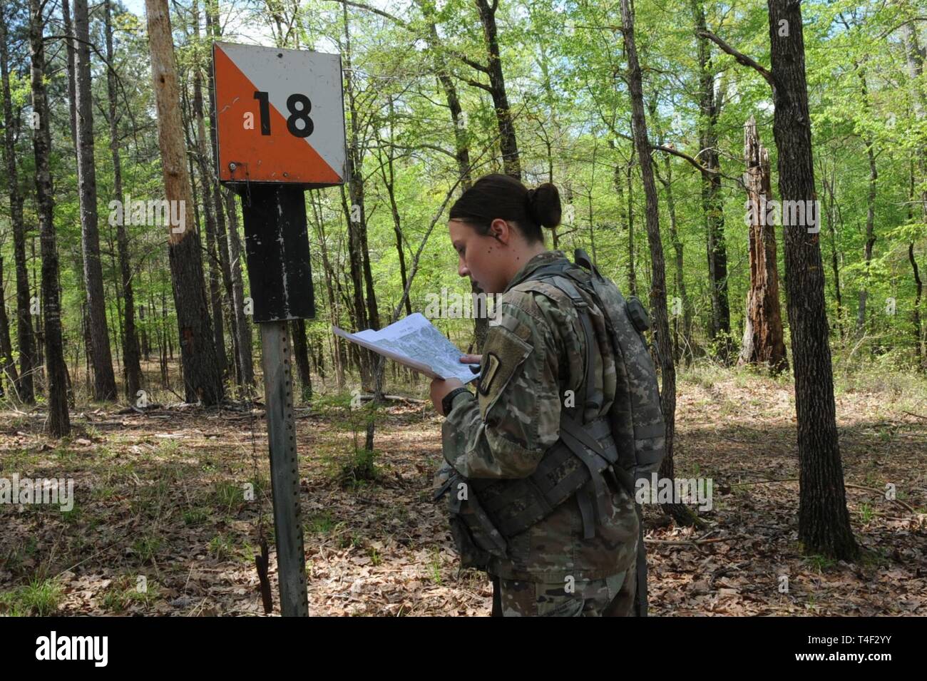 U.S. Army National Guard Specialist Marina Grage of the 890th Engineer ...