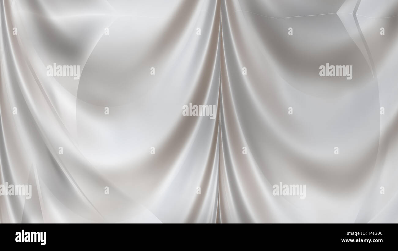 Abstract Light Grey Satin Curtain Background Stock Photo - Alamy