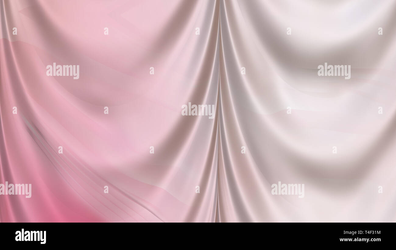 Abstract Light Pink Silk Drapes Background Stock Photo - Alamy