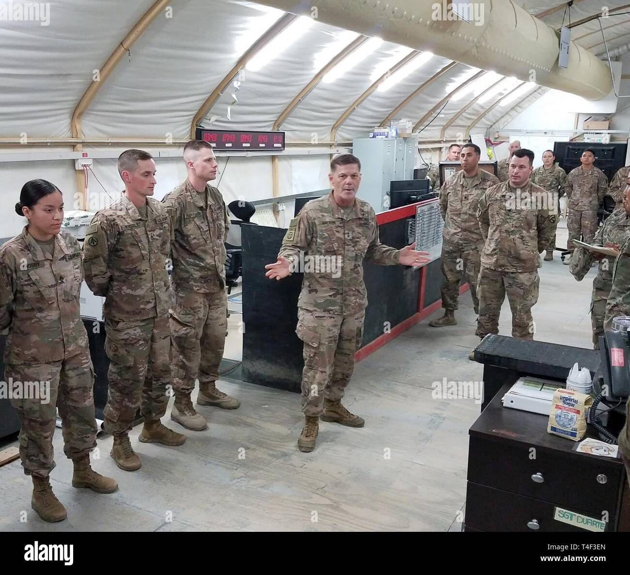 Maj. Gen. Flem B. "Donnie" Walker, commanding general of 1st Theater ...
