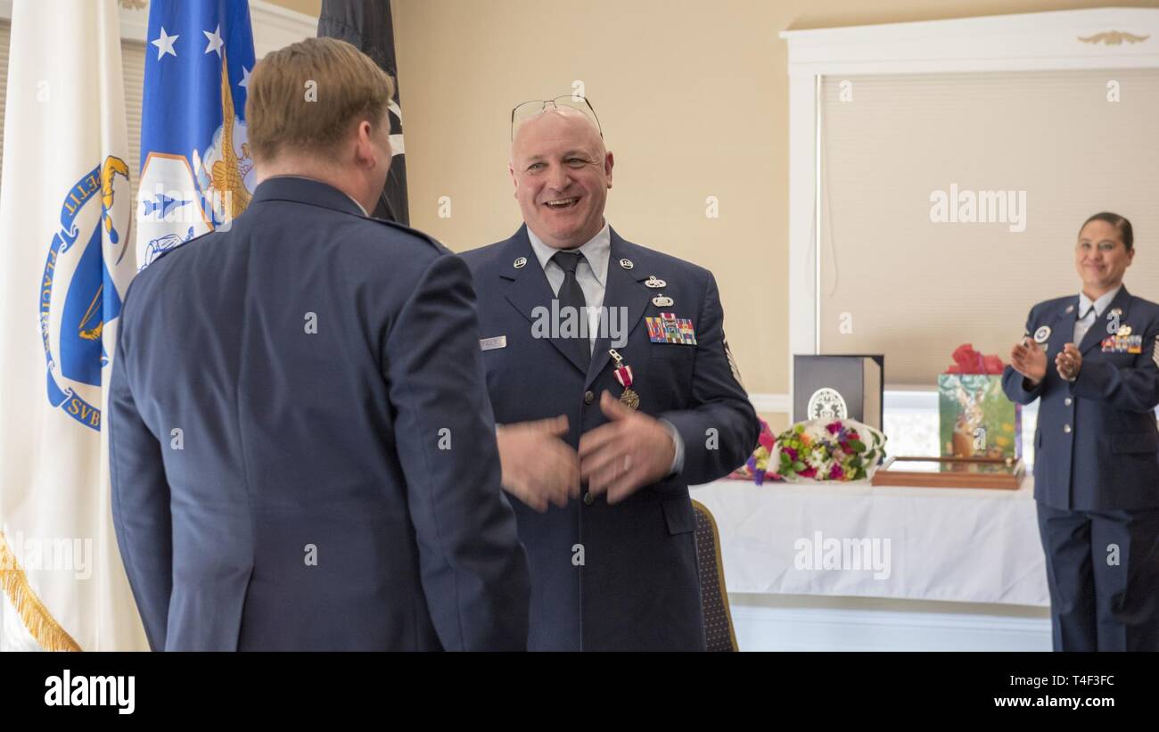 Master Sgt. Thomas P. Dufault retired from the 102nd Intelligence Wing ...