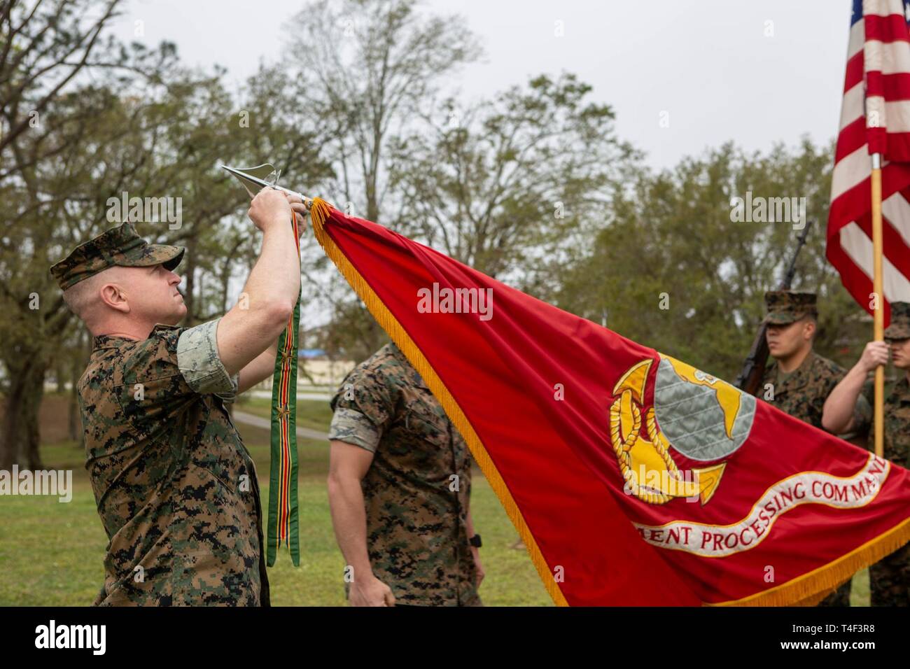 Colonel Michael J. Corrado, commanding officer, Deployment Processing ...