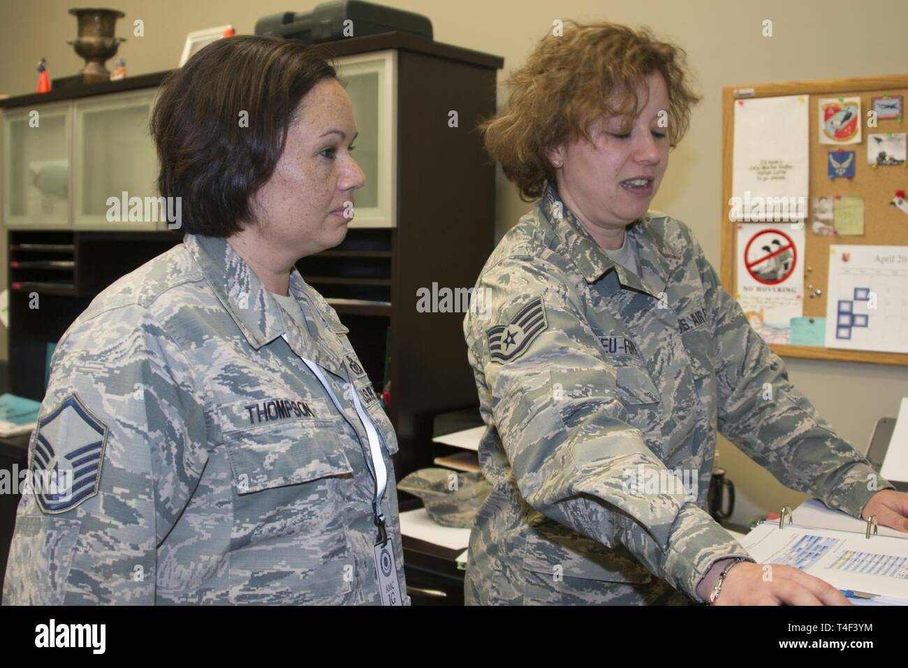 Members from the 134th Air Refueling Wing performed their duties while ...