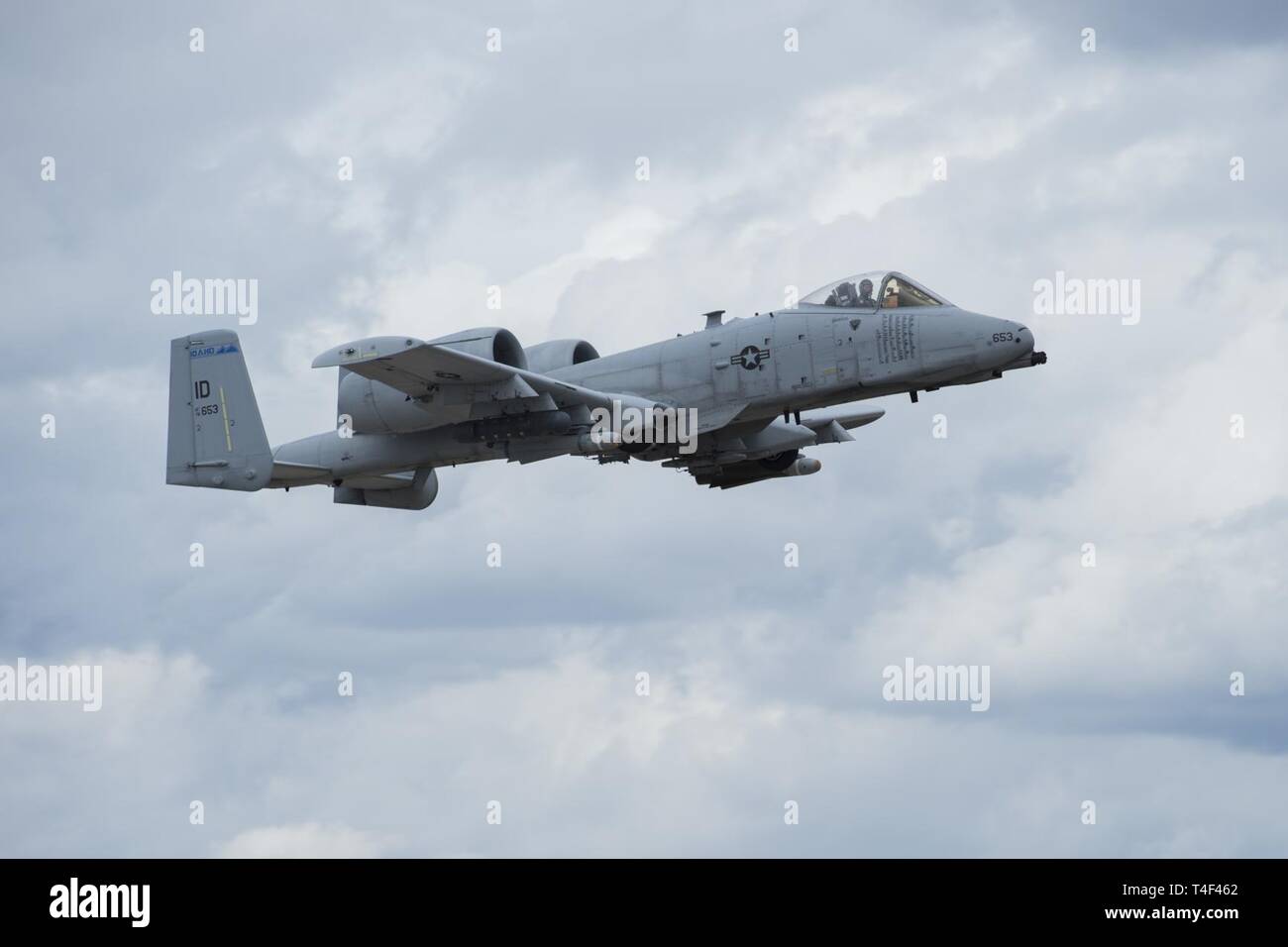 Col. Tim Donnellan, commander of the 124th Fighter Wing, flies an A-10 ...