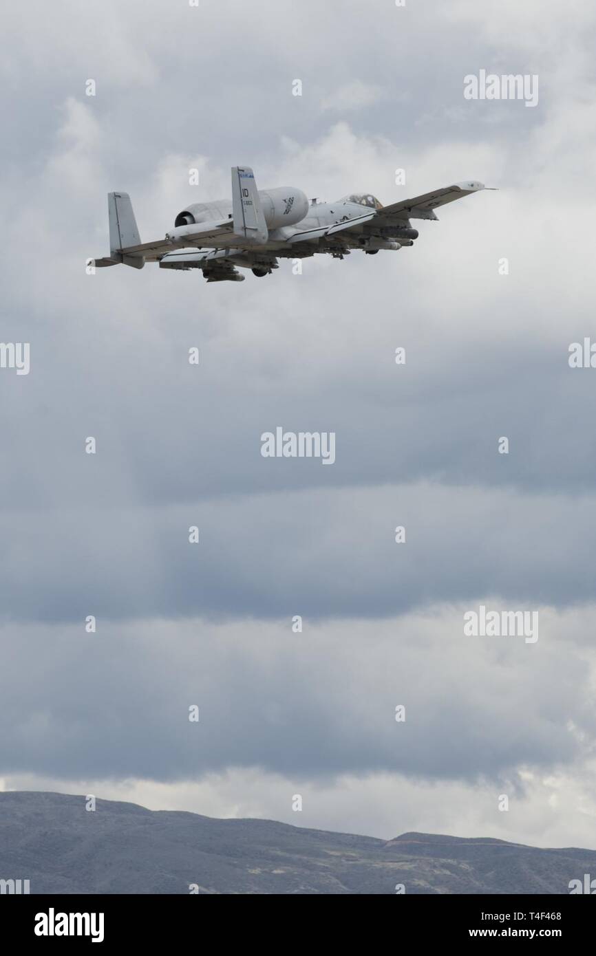 Col. Tim Donnellan, commander of the 124th Fighter Wing, flies an A-10 ...