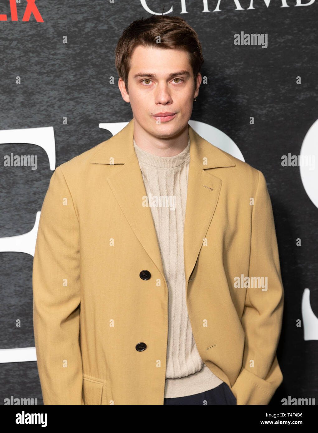 New York, NY - April 15, 2019: Actor Nicholas Galitzine attends Netflix ...