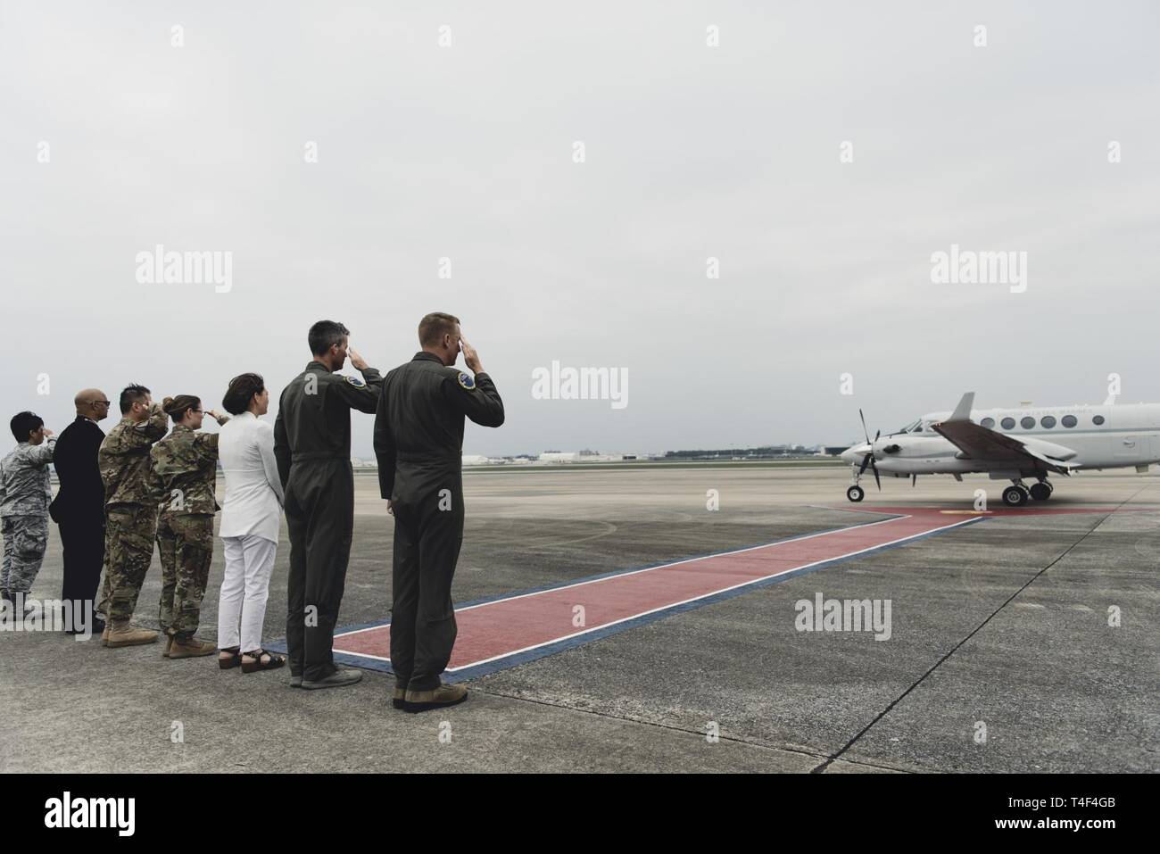 U.S. Air Force Brig. Gen. Case A. Cunningham, 18th Wing commander ...