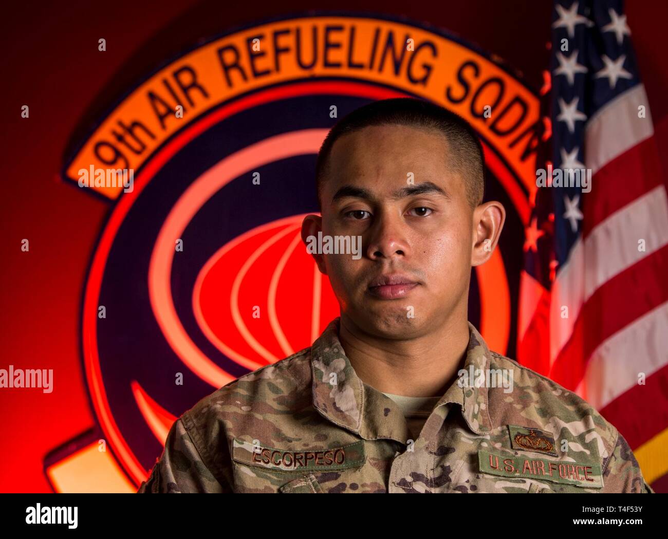 U.S. Air Force Staff Sgt. Timothy-John Escorpeso, 9th Air Refueling ...