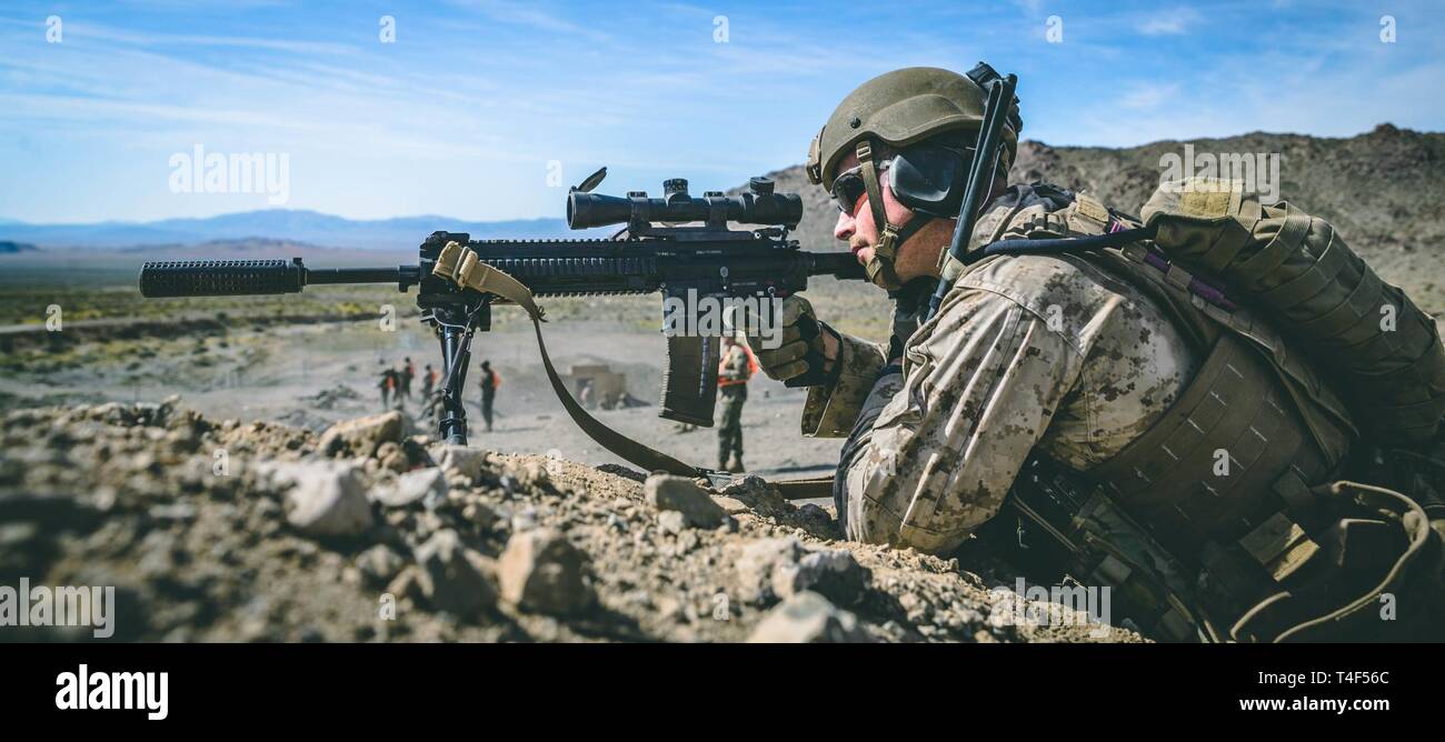 A U.S. Marine with 2nd Battalion, 8th Marine Regiment, 2nd Marine ...