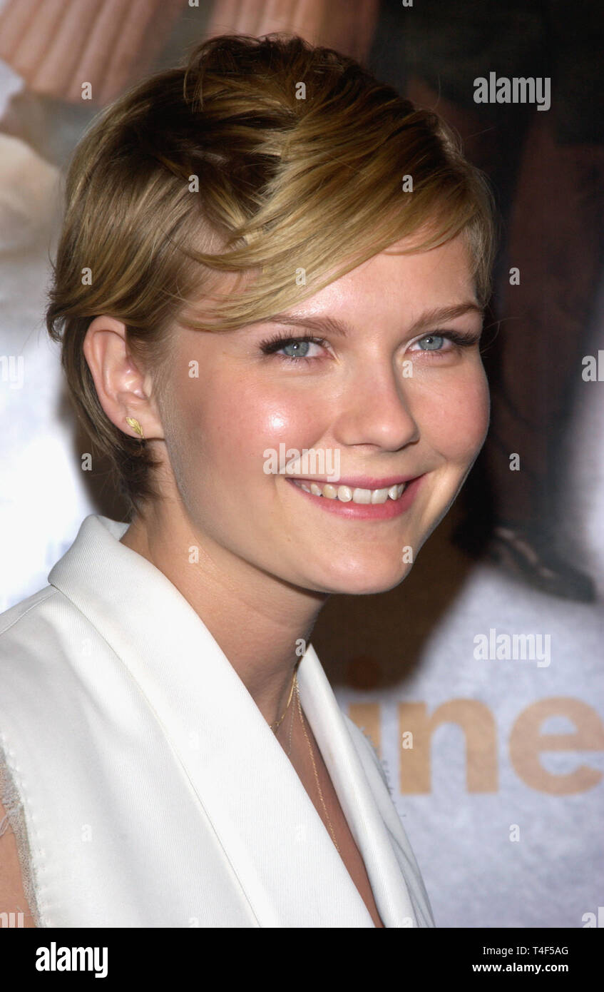 LOS ANGELES, CA. March 09, 2004: Actress KIRSTEN DUNST at the world ...
