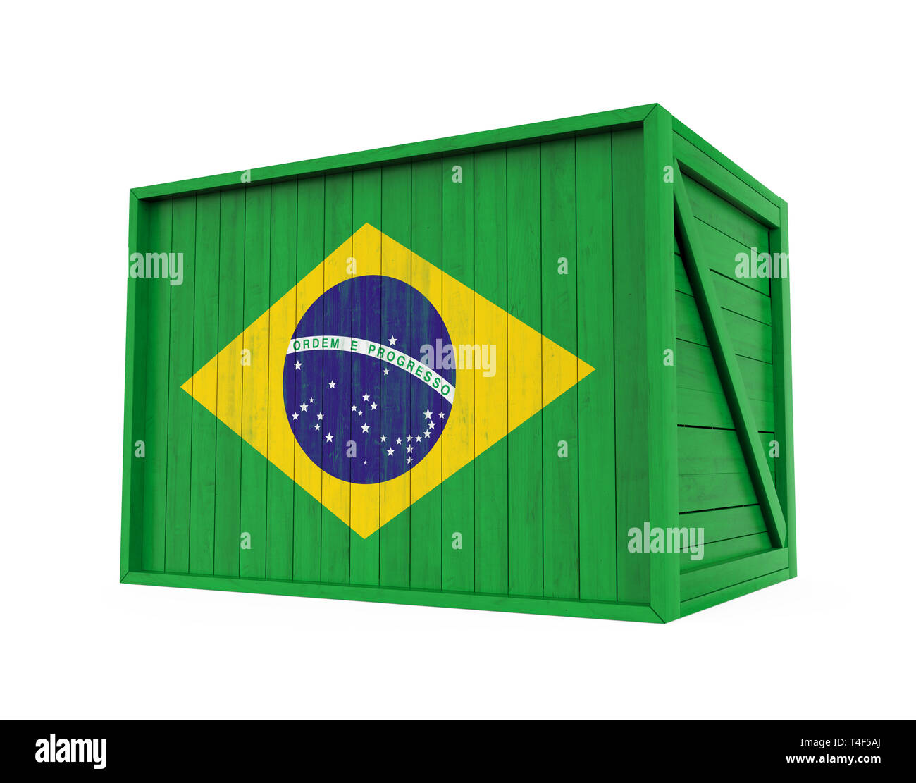 Cargo container brazilian flag hi-res stock photography and images - Alamy