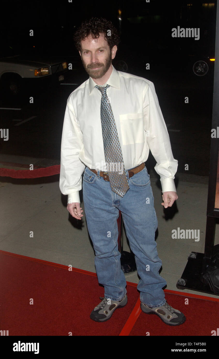 LOS ANGELES, CA. March 09, 2004: Writer CHARLIE KAUFMAN at the world ...