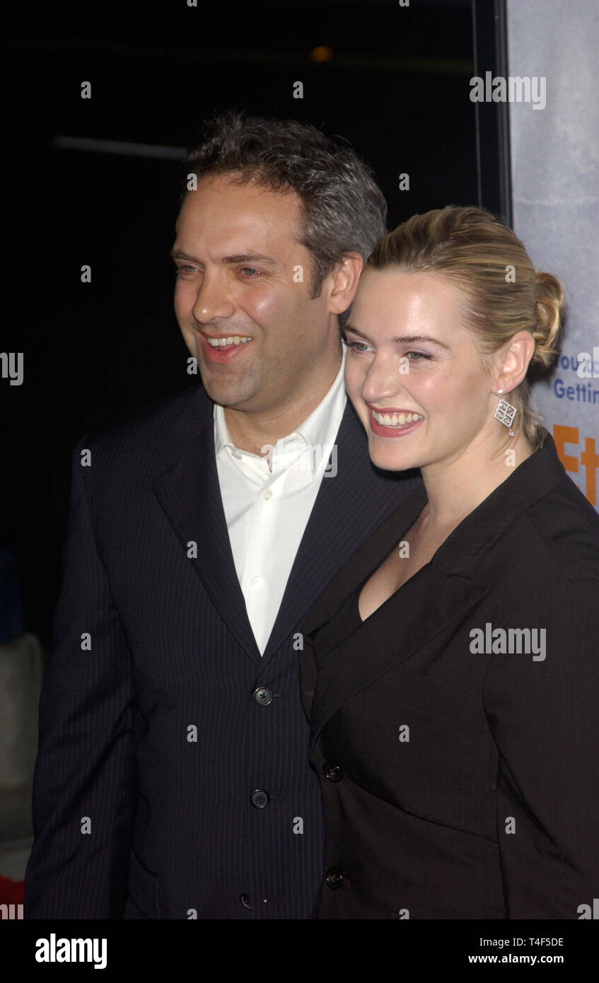 LOS ANGELES, CA. March 09, 2004: Actress KATE WINSLET & husband ...