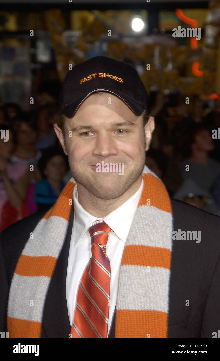 LOS ANGELES, CA. March 12, 2004: Actor RYAN HURST & date at the world ...