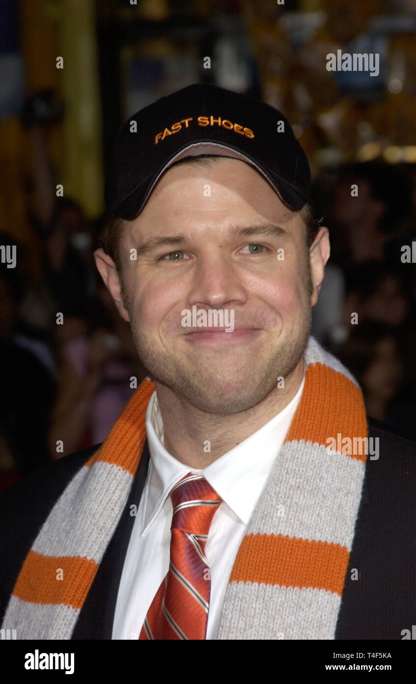 LOS ANGELES, CA. March 12, 2004: Actor RYAN HURST & date at the world ...