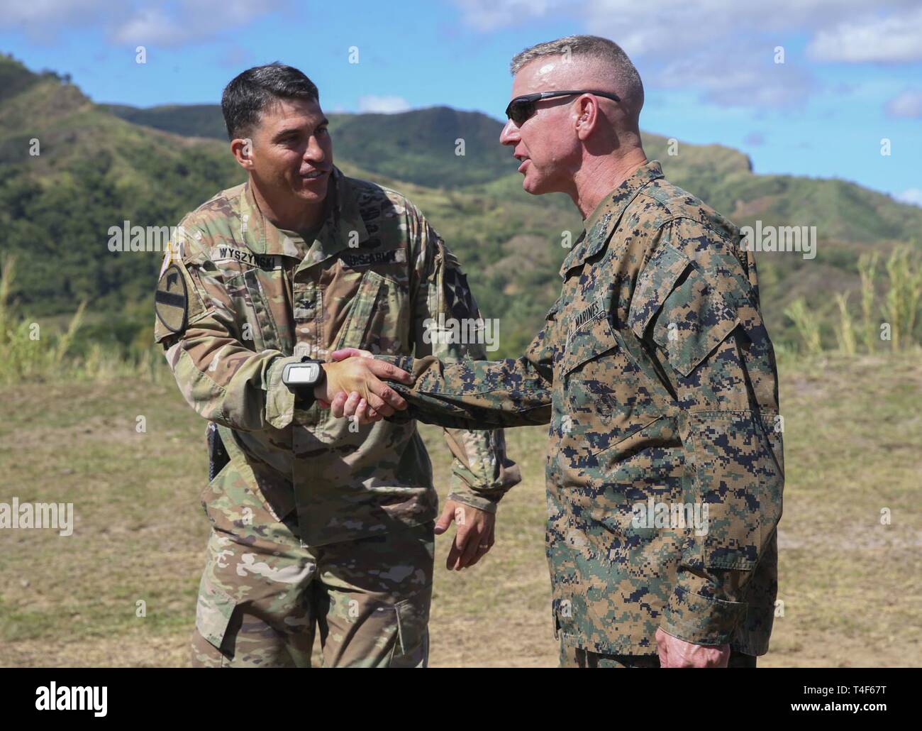 U.S. Army Col. Leo Wyszynski, commander of the 1st Stryker Brigade ...