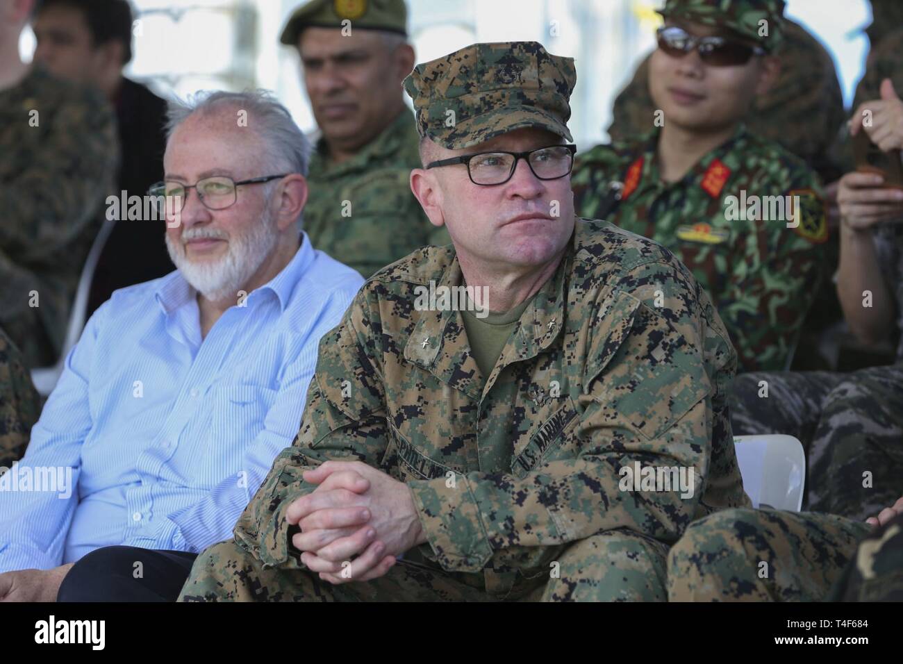U.S. Marine Brig. Gen. Christopher A. McPhillips, commanding general ...