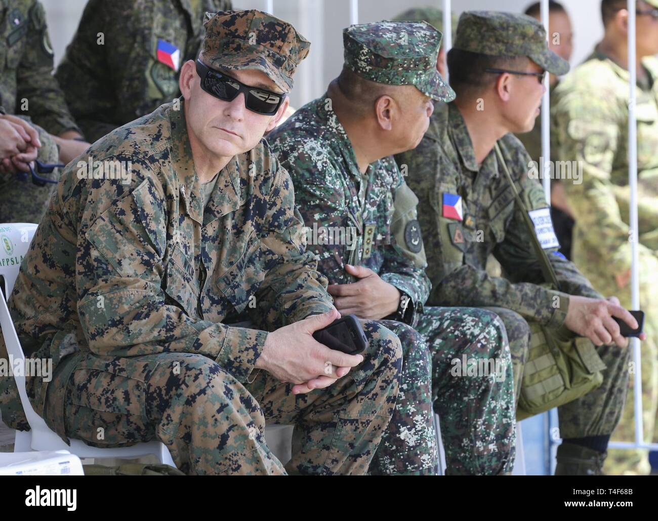 U.S. Marine Corps Col. Michael P. Wylie, chief of staff, 3rd Marine ...