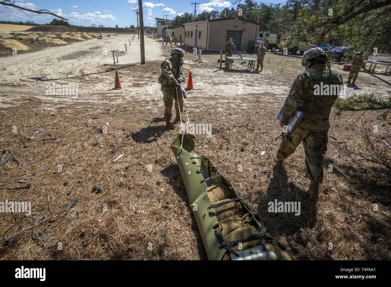 U.S. Army Pfc. Matthew D. Maher, Medical Detachment, performs a sled ...