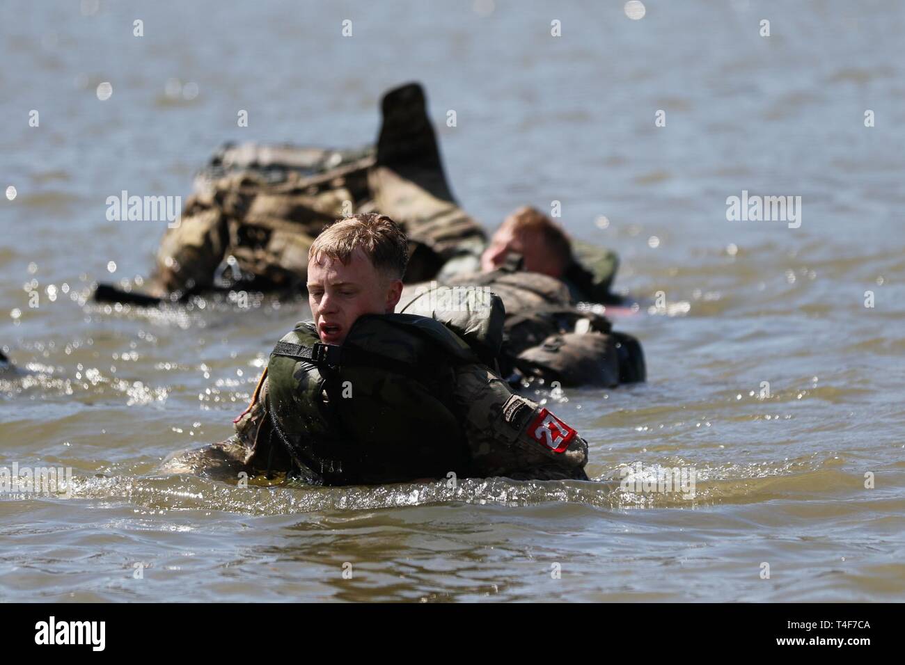 U.S. Army Sgt. Thomas Barone, a Paratrooper assigned to the 127th ...