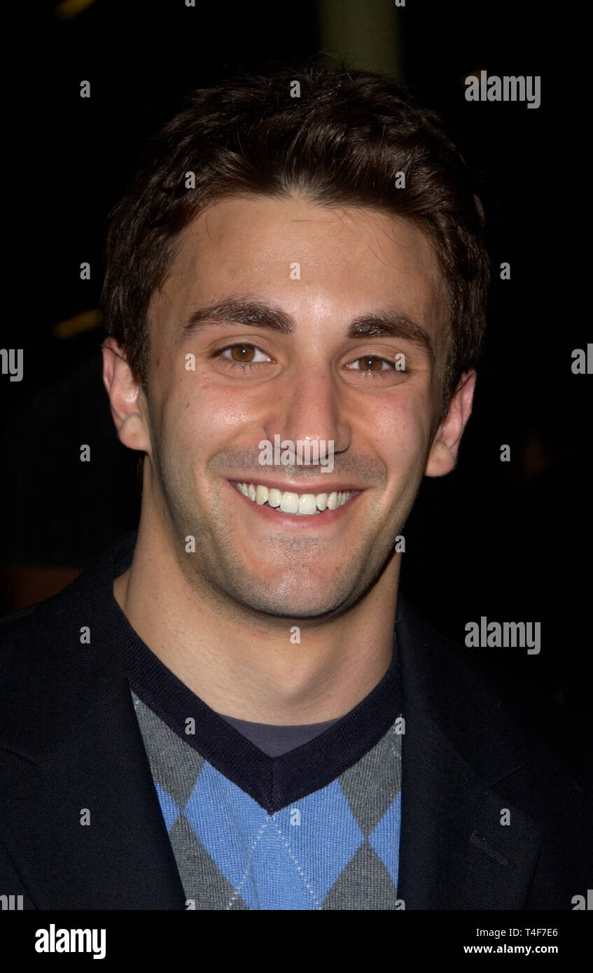 LOS ANGELES, CA. April 06, 2004: Actor JASON CERBONE at the world ...