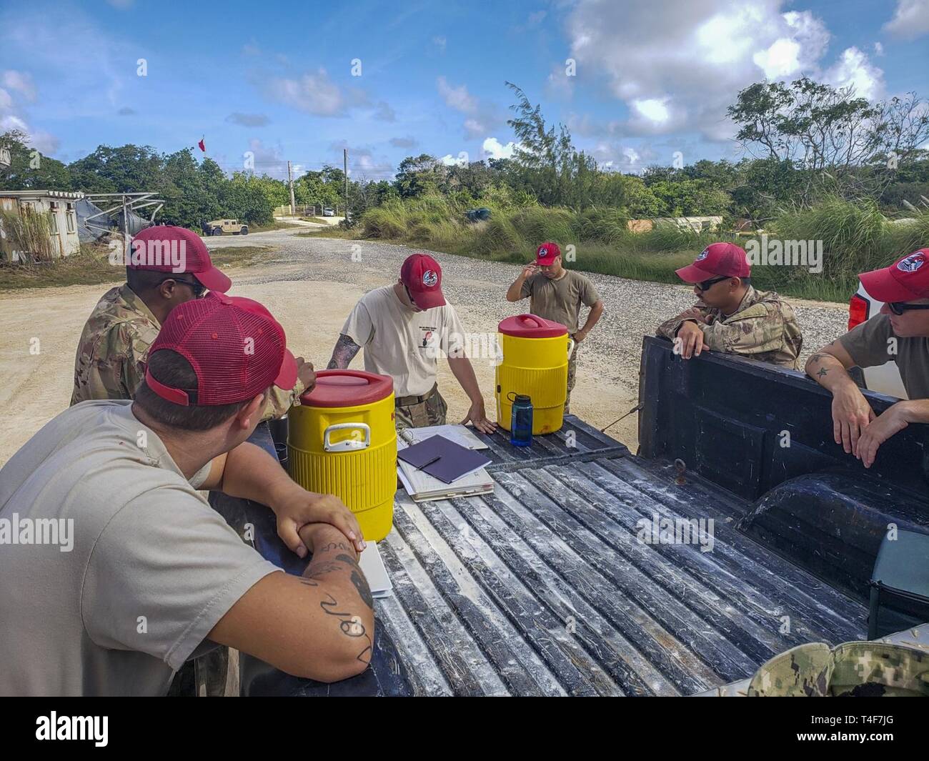 ANDERSEN AIR FORCE BASE, Guam (April 9, 2019) Airmen assigned to the ...