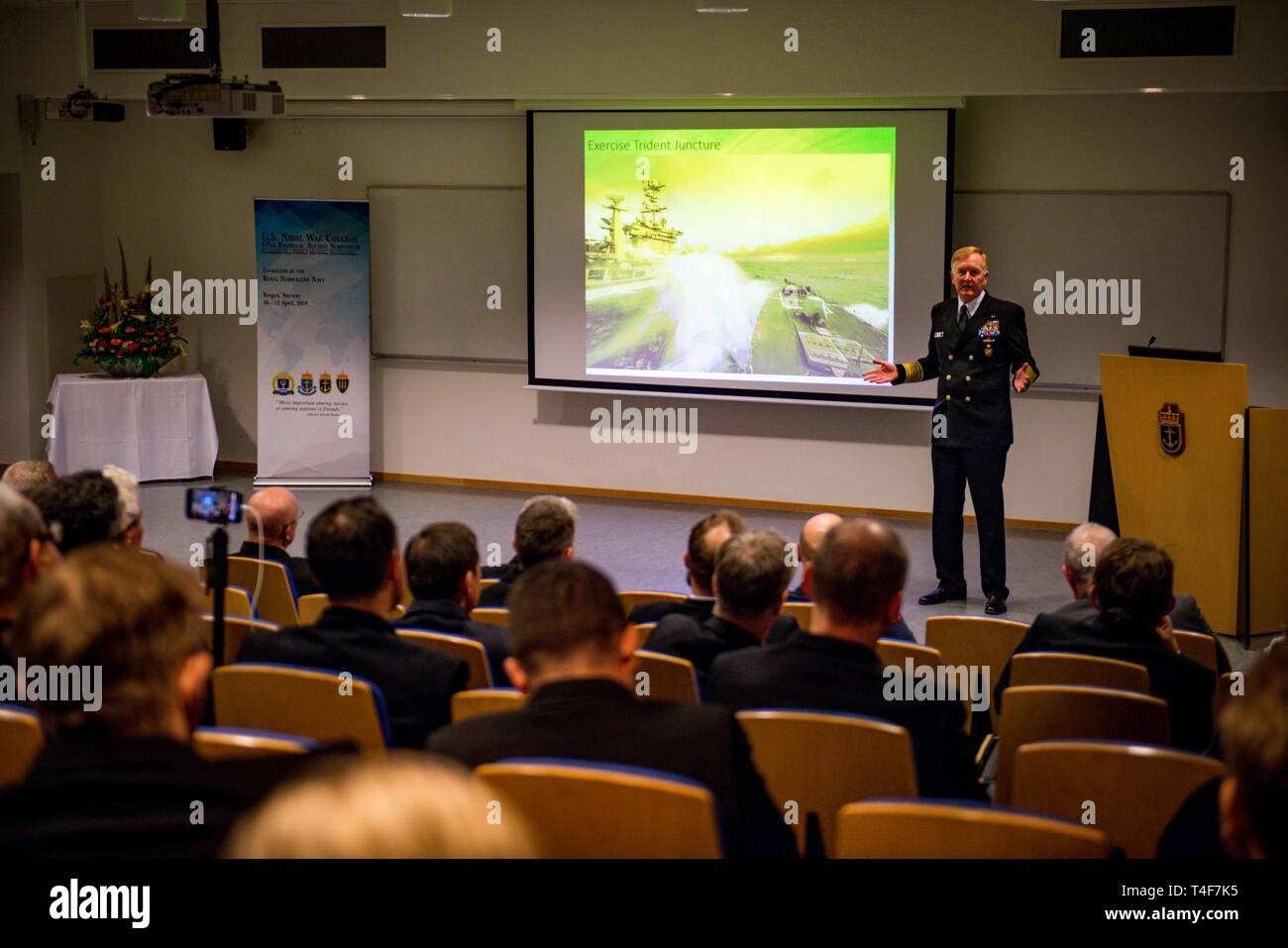 Norway (April 10, 2019) Adm. James G. Foggo III, commander of U.S ...