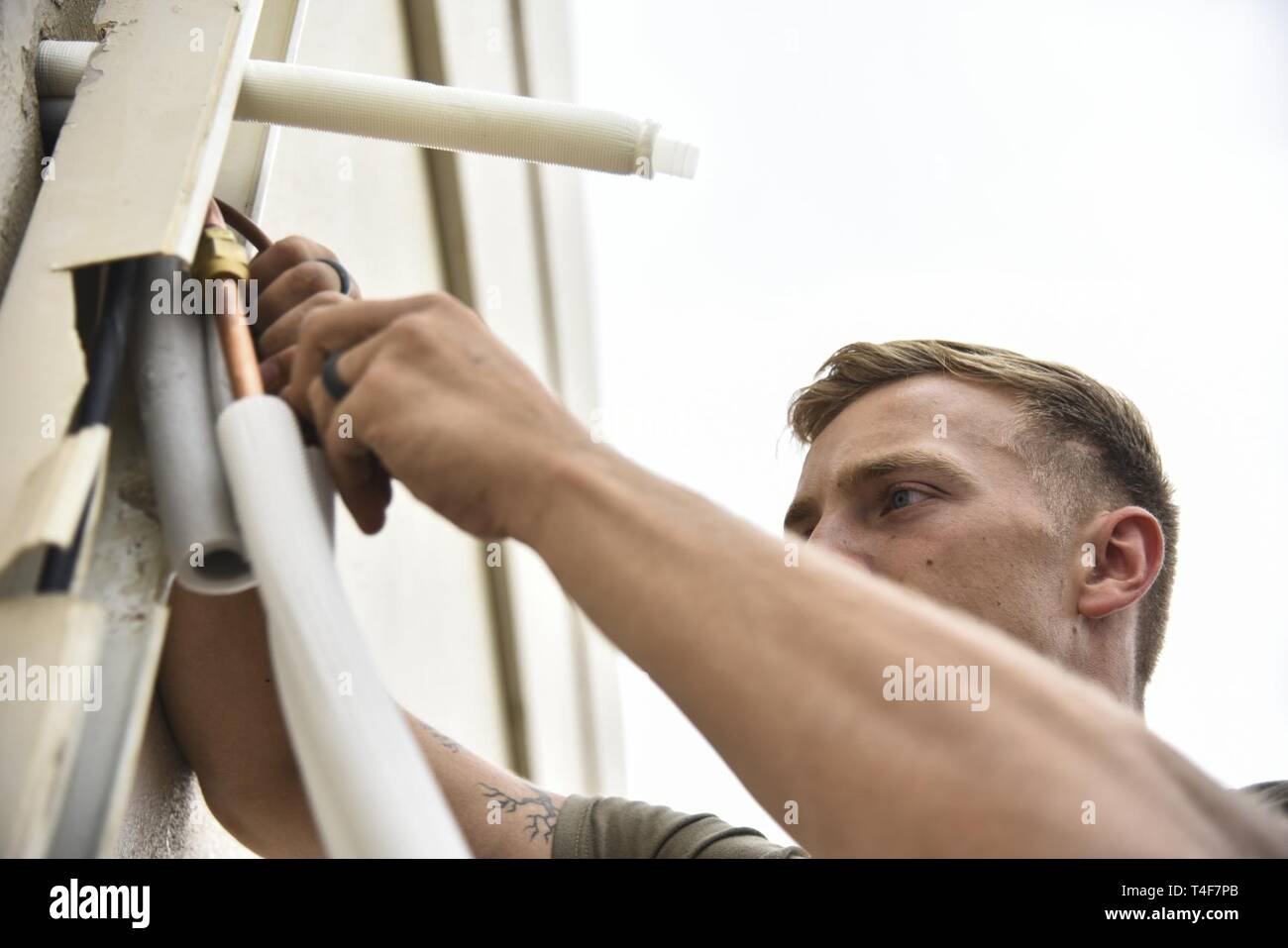 Staff Sgt. Nicholas Mannion, 380th ECES Heating, Ventilation, Air ...