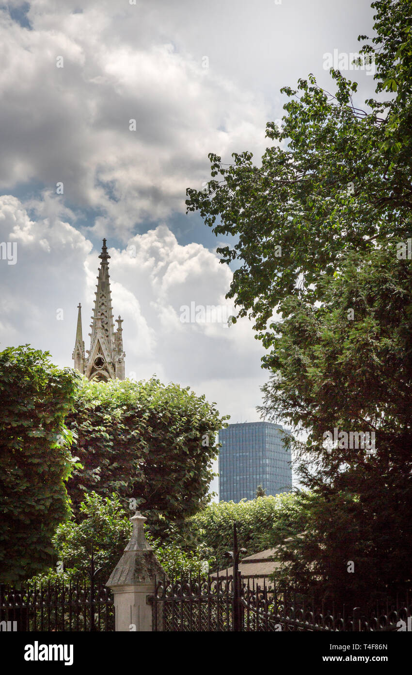 Historical Paris views with Notre dame de Paris and some others ...