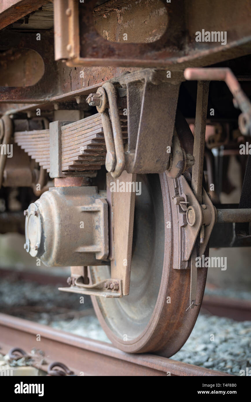 Old rusty abandoned railway rolling hi-res stock photography and images ...